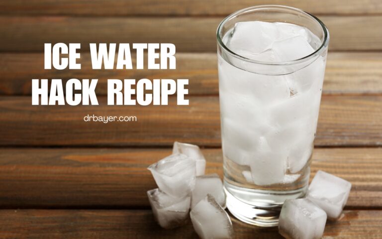 Ice Water Hack Recipe - A Refreshing Approach to Holistic Wellness ...